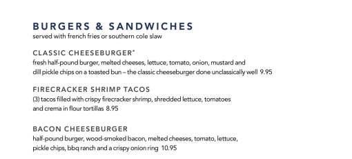 Menu for Gibbons Fine Grill in Shreveport, LA | Sirved