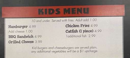 Menu for Hoots BBQ & Steaks in McGehee, AK | Sirved