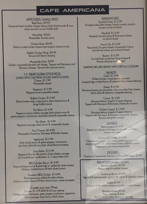 Cafe Americana in Dulles, Virginia, United States