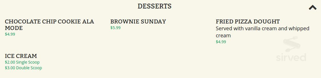 Fox's Pizza & Irish Pub Orland Park menus in Orland Park, Illinois ...