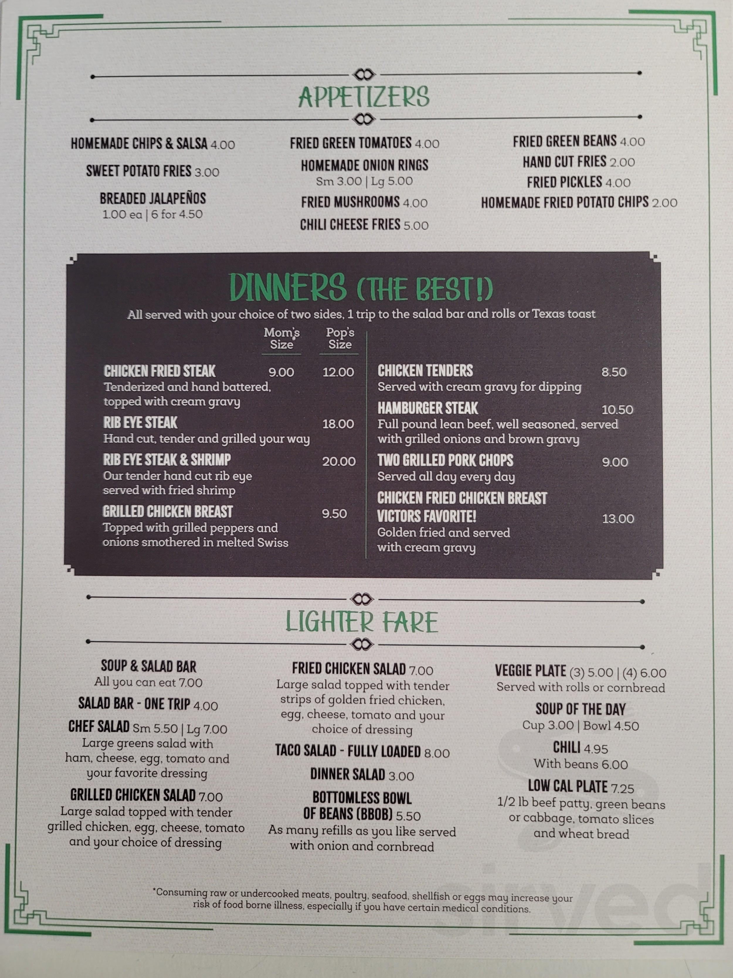 Mabank Cafe menus in Mabank, Texas, United States