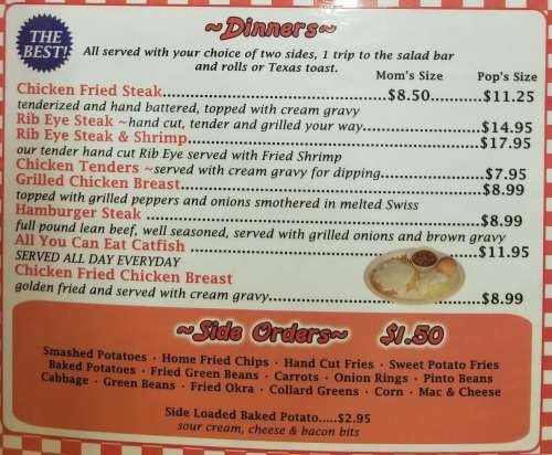 Mabank Cafe menu in Mabank, Texas, USA