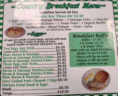 Mabank Cafe menu in Mabank, Texas, USA