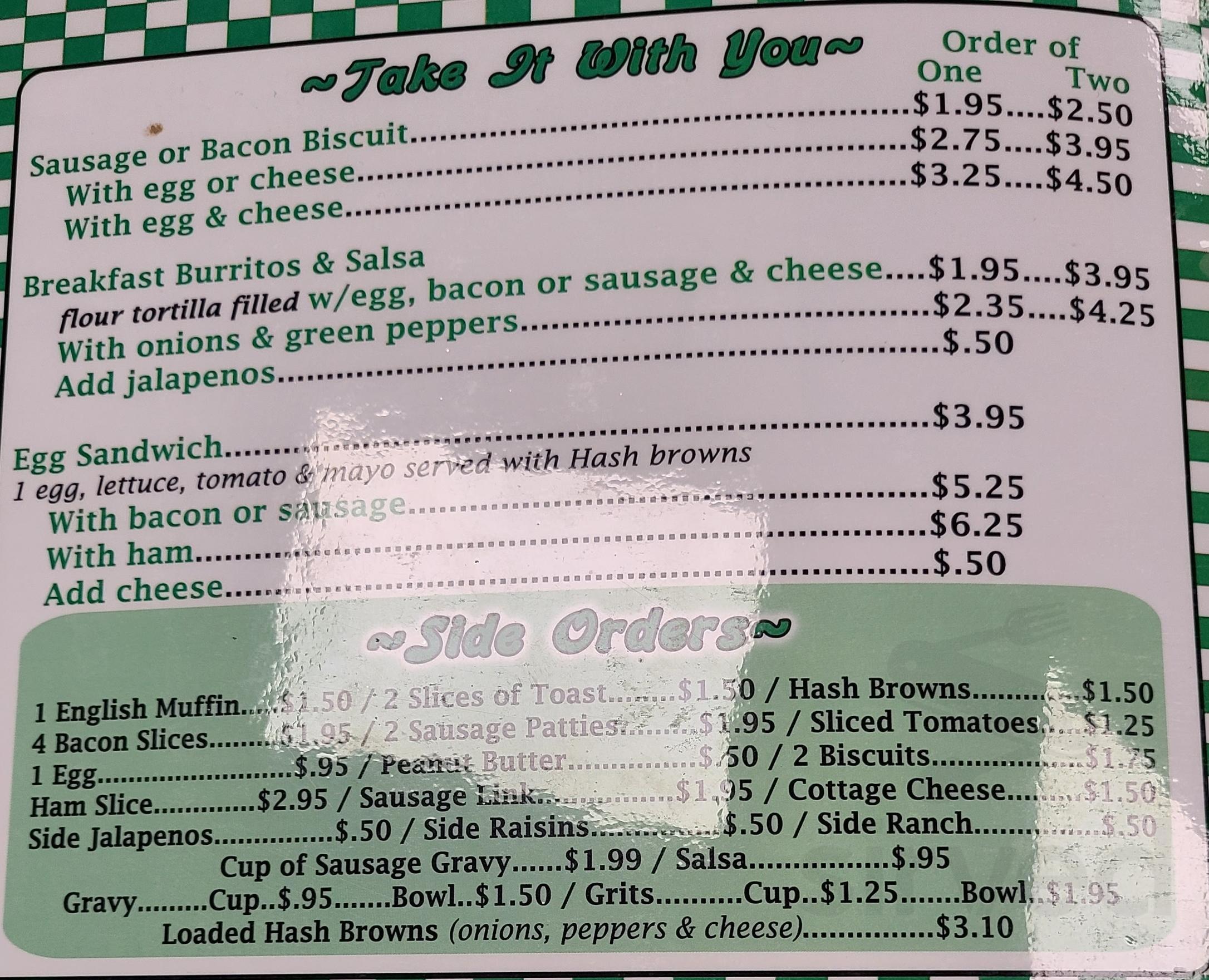 Mabank Cafe menus in Mabank, Texas, United States