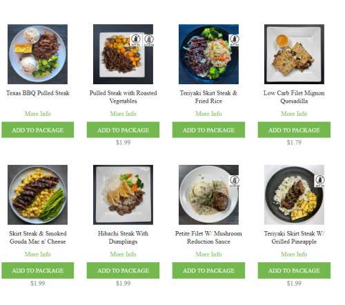Redefine Meals menu in Bellmore, New York, USA