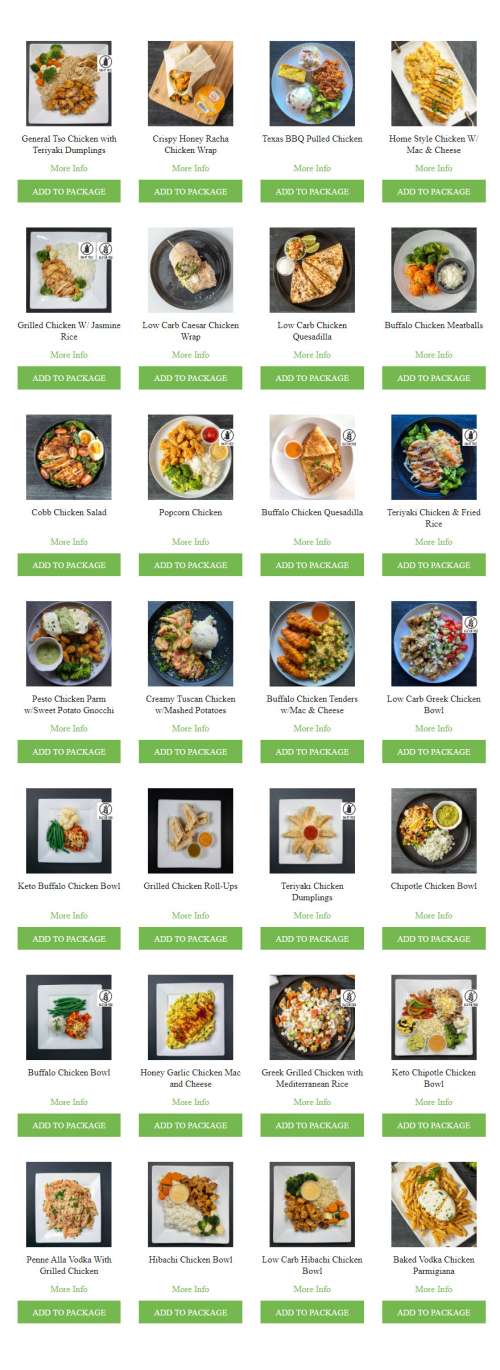 Redefine Meals menu in Bellmore, New York, USA