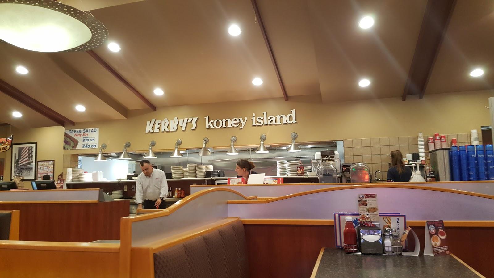 Menu for Kerby's Koney Island in Warren, Michigan, United States