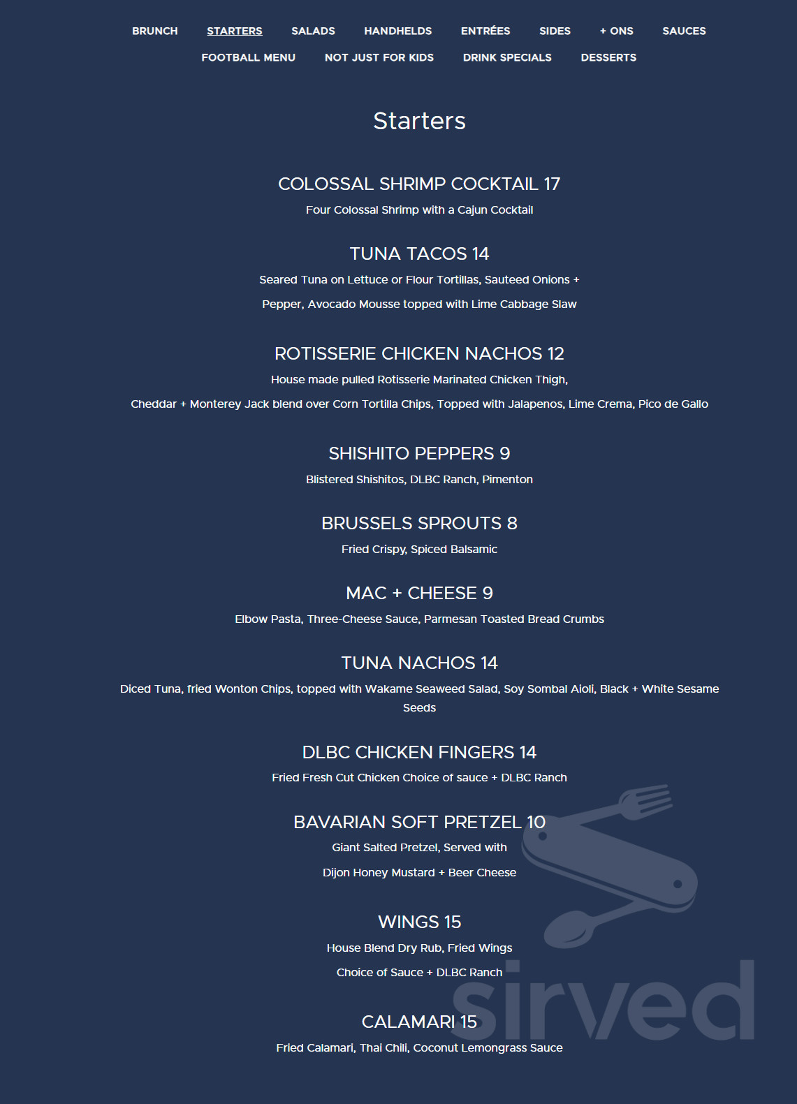 Deal Lake Bar + Co. menus in Loch Arbour, New Jersey, United States