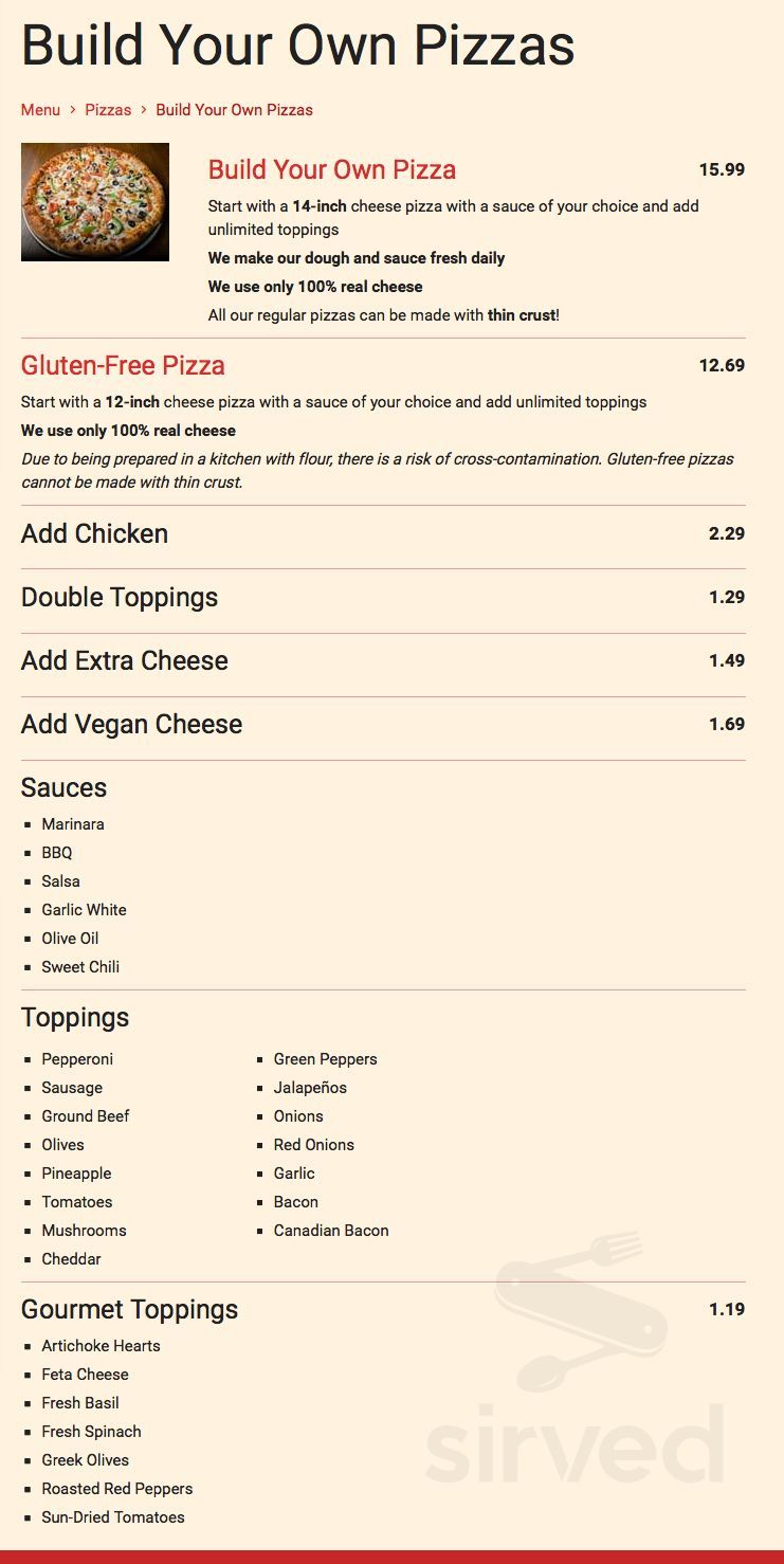 Red Pepper Pizzeria & Pasta Duvall menus in Duvall, Washington, United ...