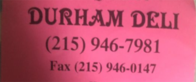 Menu for Durham Delicatessen in Bristol, PA | Sirved