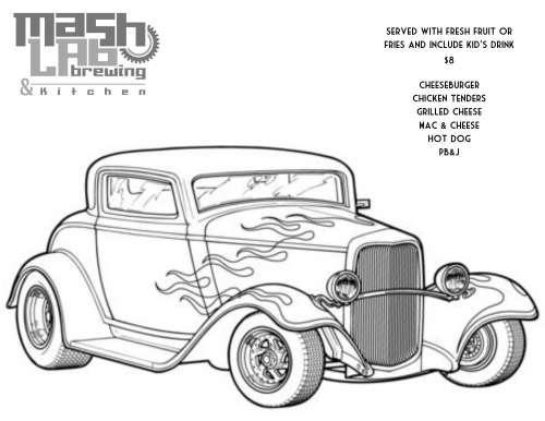 Mash Lab Brewing & Kitchen menu in Windsor, Colorado, USA
