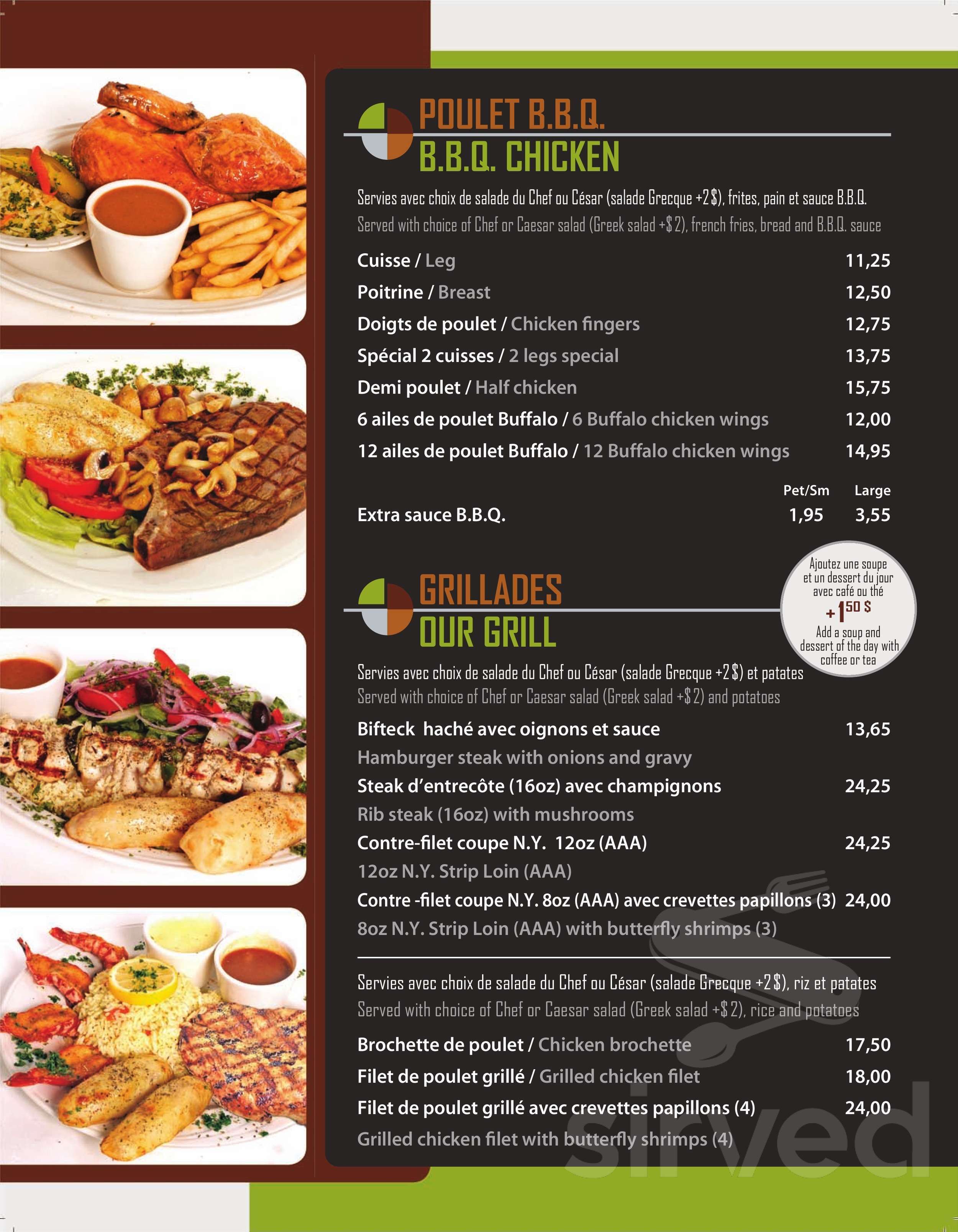 Mama Bravo Pizza & Grill menu in L'Île-Perrot, Quebec J7V 4X4, Canada