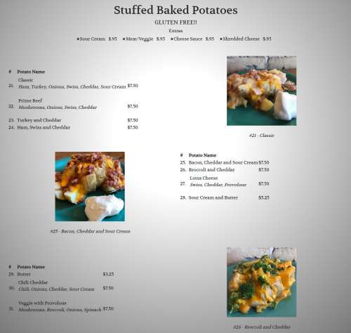 The Garden Deli menu in Monroe, Wisconsin, USA