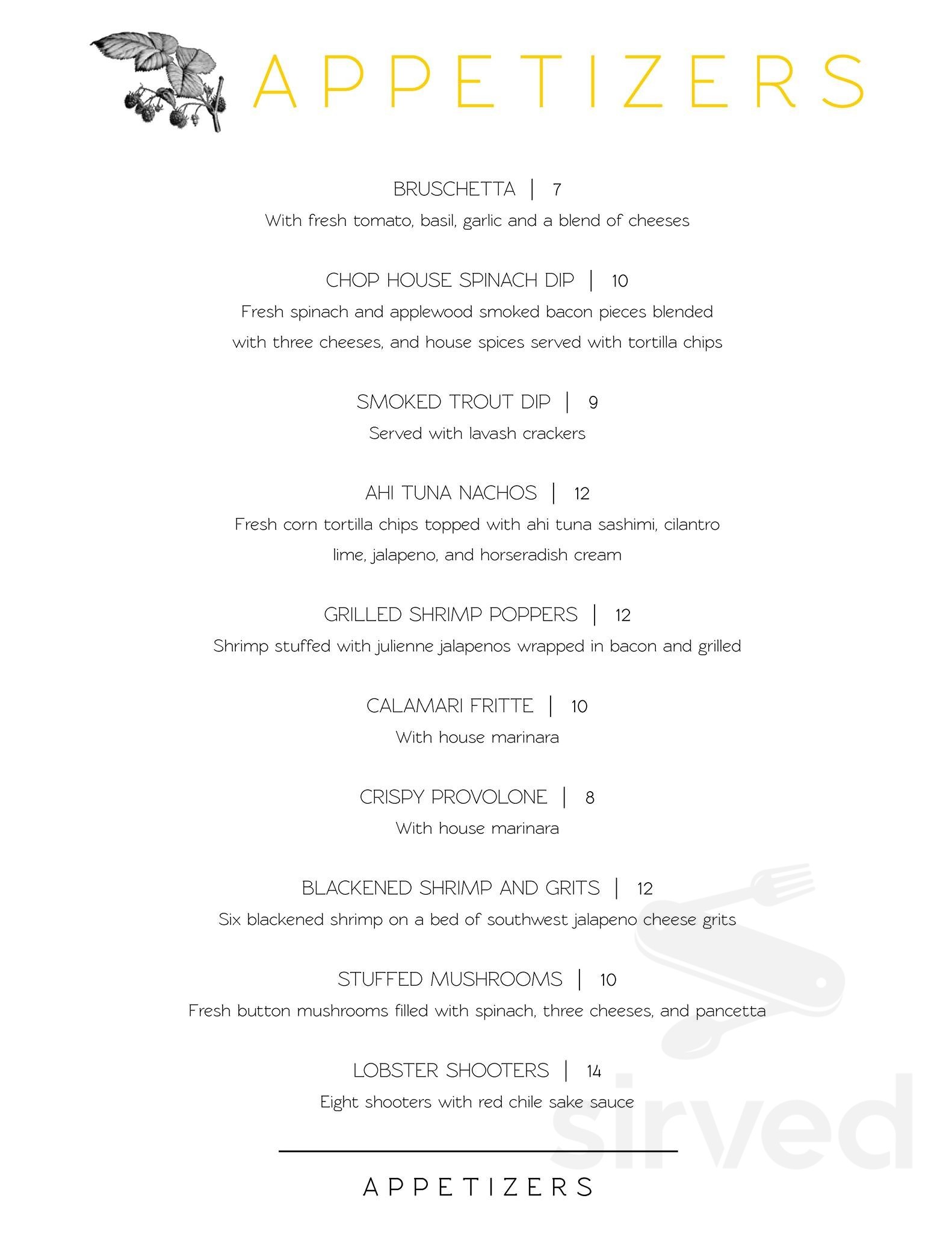 Vicari Italian Grill menu in Corinth, Mississippi, USA