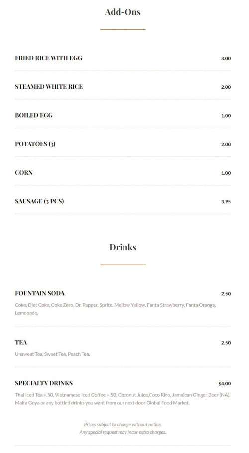 RED PEPPER Lawton menu in Lawton, Oklahoma, USA