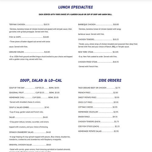 Humpty Dumpty Kitchen menu in Grass Valley, California, USA