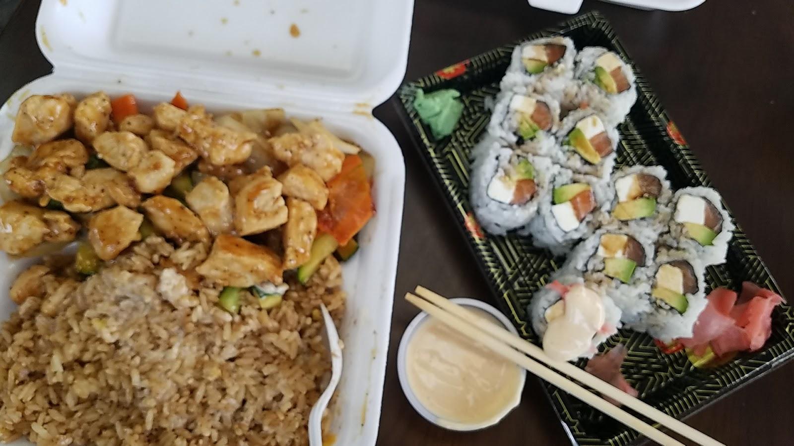 Hibachi Express menu in Morehead, Kentucky, USA