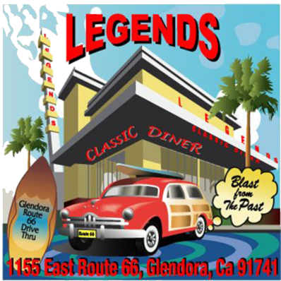 Menu for Legends Classic Diner in Glendora, CA | Sirved