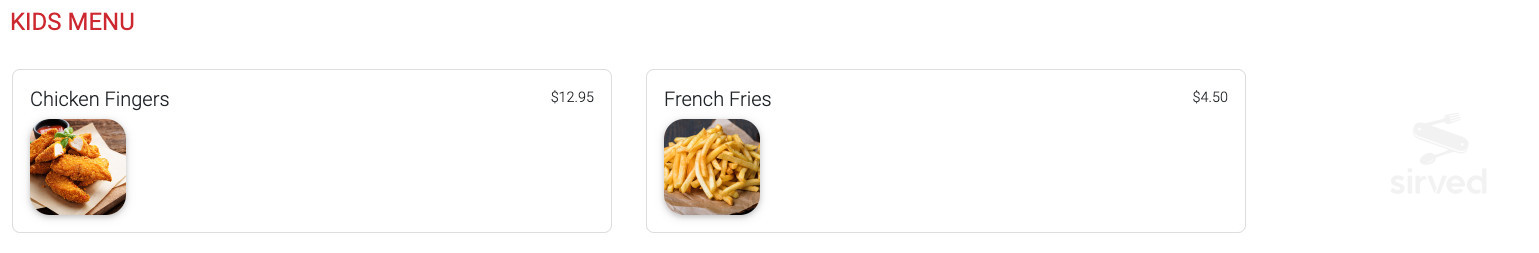 Rice To Go Chinese Restaurant menu in Edmonton, Alberta, Canada