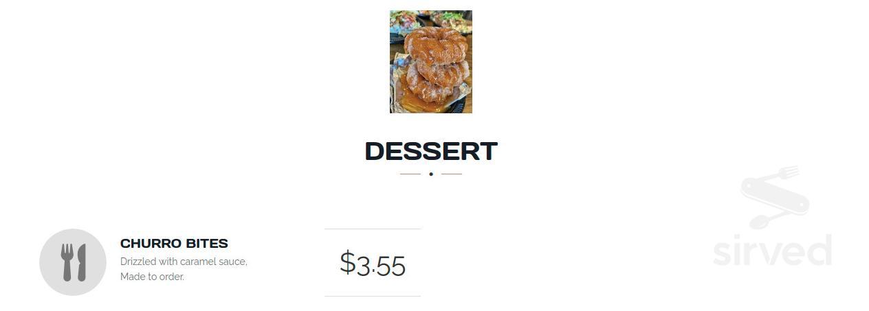 Brick and Flour menu in Pasadena, California, USA