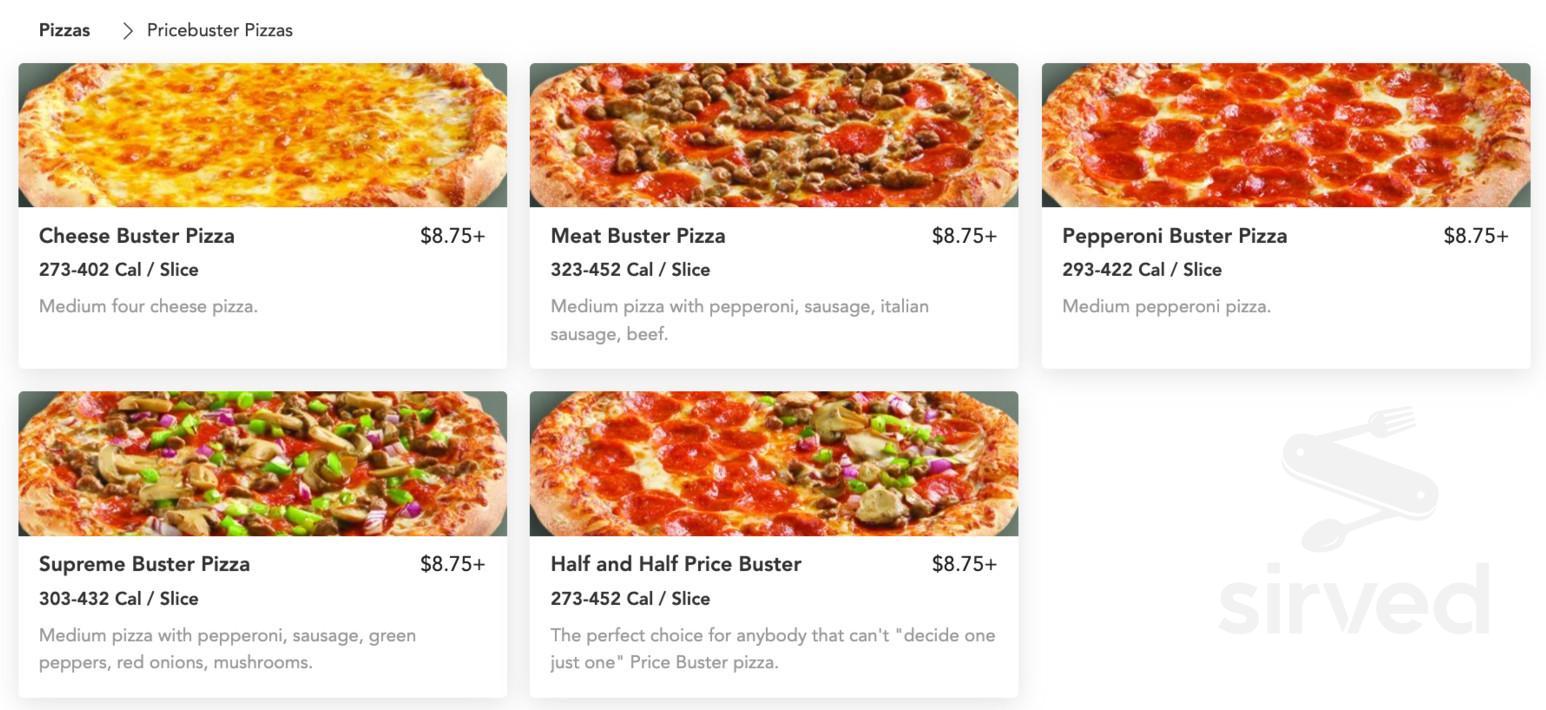 Menu - Sulphur OK's Mazzio's Italian Eatery | Sirved