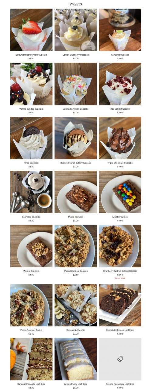 Sweet Tweets Bakery menu in Eagle Pass, Texas, USA