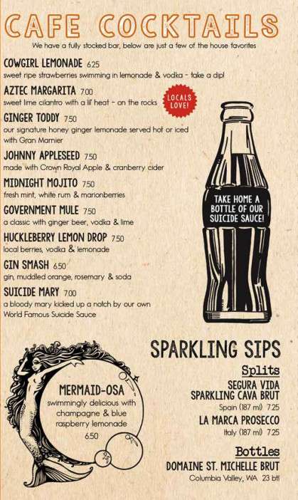 Breadline Cafe menu in Omak, Washington, USA