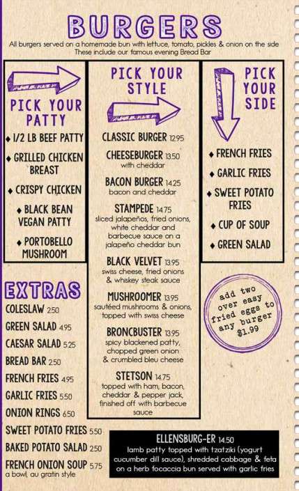 Breadline Cafe menu in Omak, Washington, USA