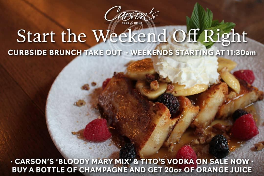 Carson's Food & Drink menu in Lexington, Kentucky, USA