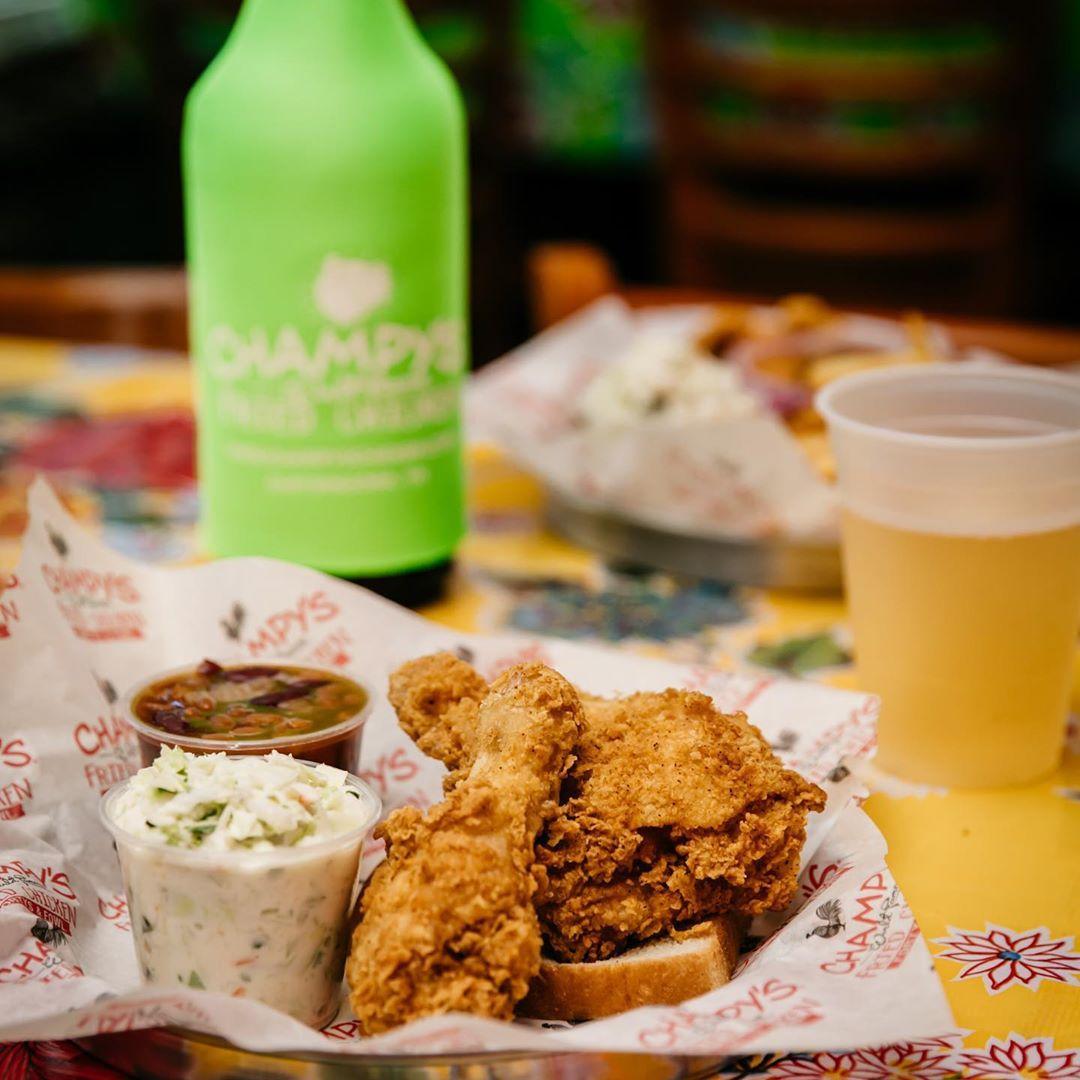 Champy's Famous Fried Chicken menu in Muscle Shoals, Alabama, USA