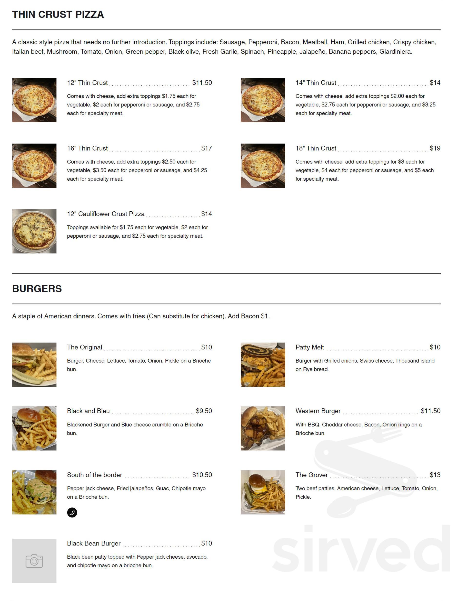 Pizza Stop menu in Cary, Illinois, USA