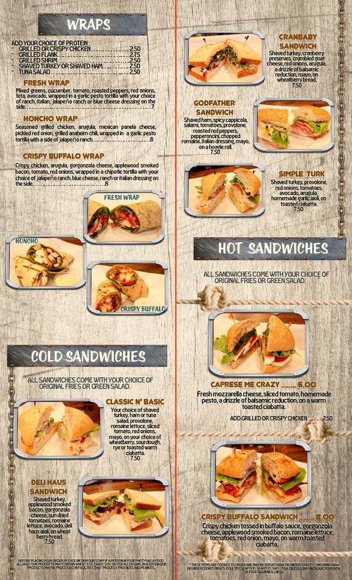 DELI HAUS menu in El Centro, California, USA