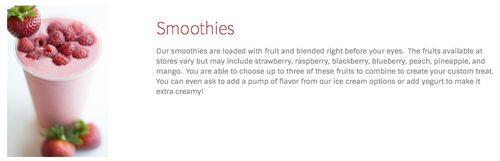 Sub Zero Nitrogen Ice Cream menu in Provo, Utah, USA