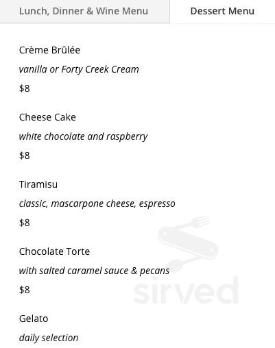 Just Cooking Rustic Italian menus in Vineland, Ontario, Canada