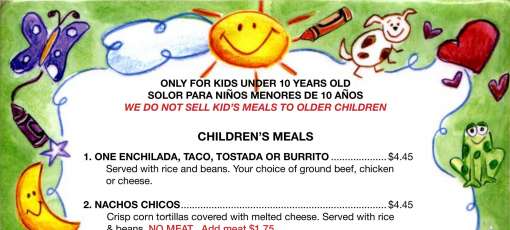 Menu for Aztecas Family Mexican Restaurant in Grand Junction, CO | Sirved