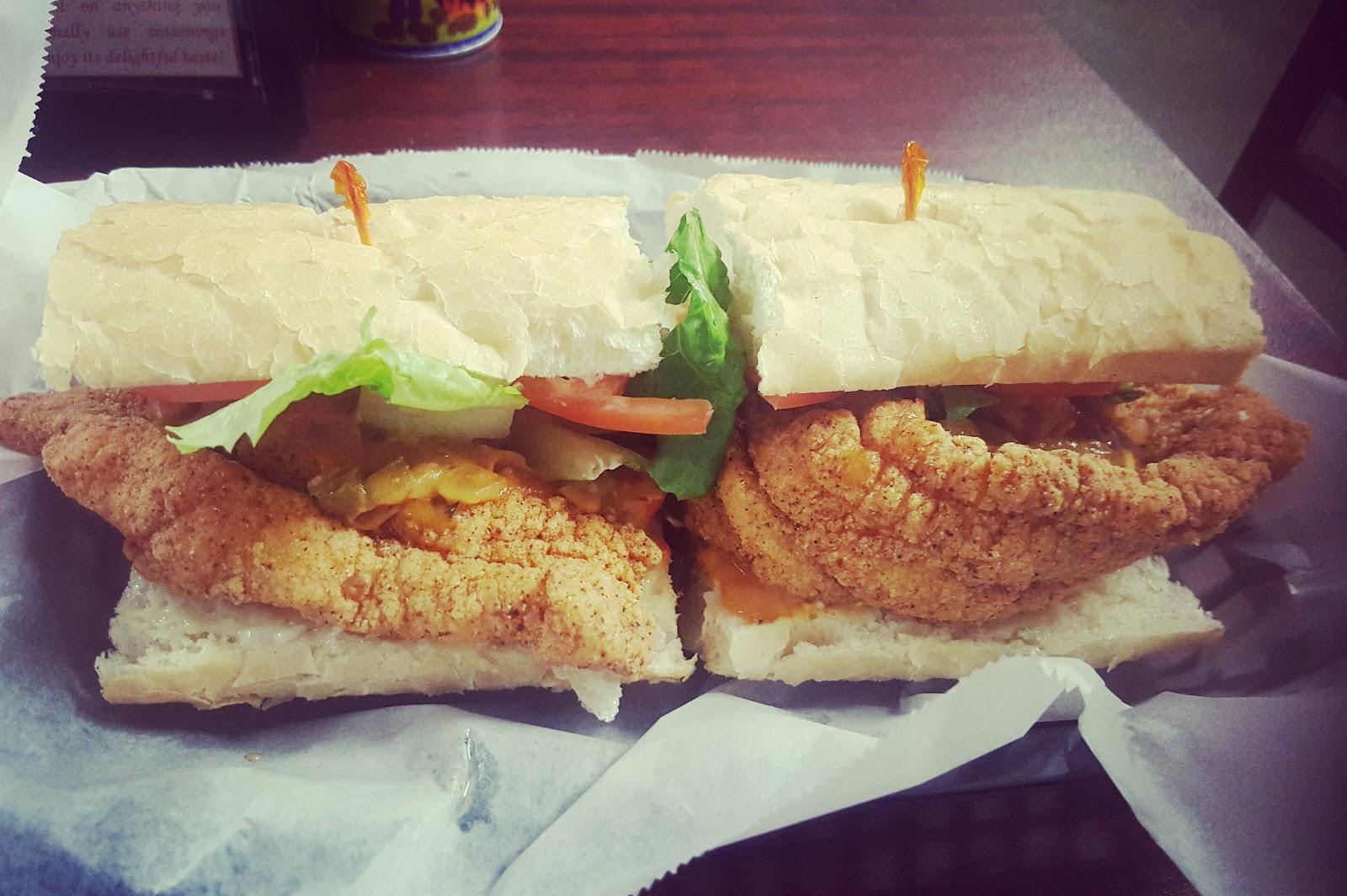 Cajun Catch menu in Zachary, Louisiana, USA