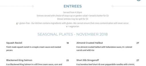 Gubanc's Restaurant Menu - Lake Oswego, Oregon | Sirved