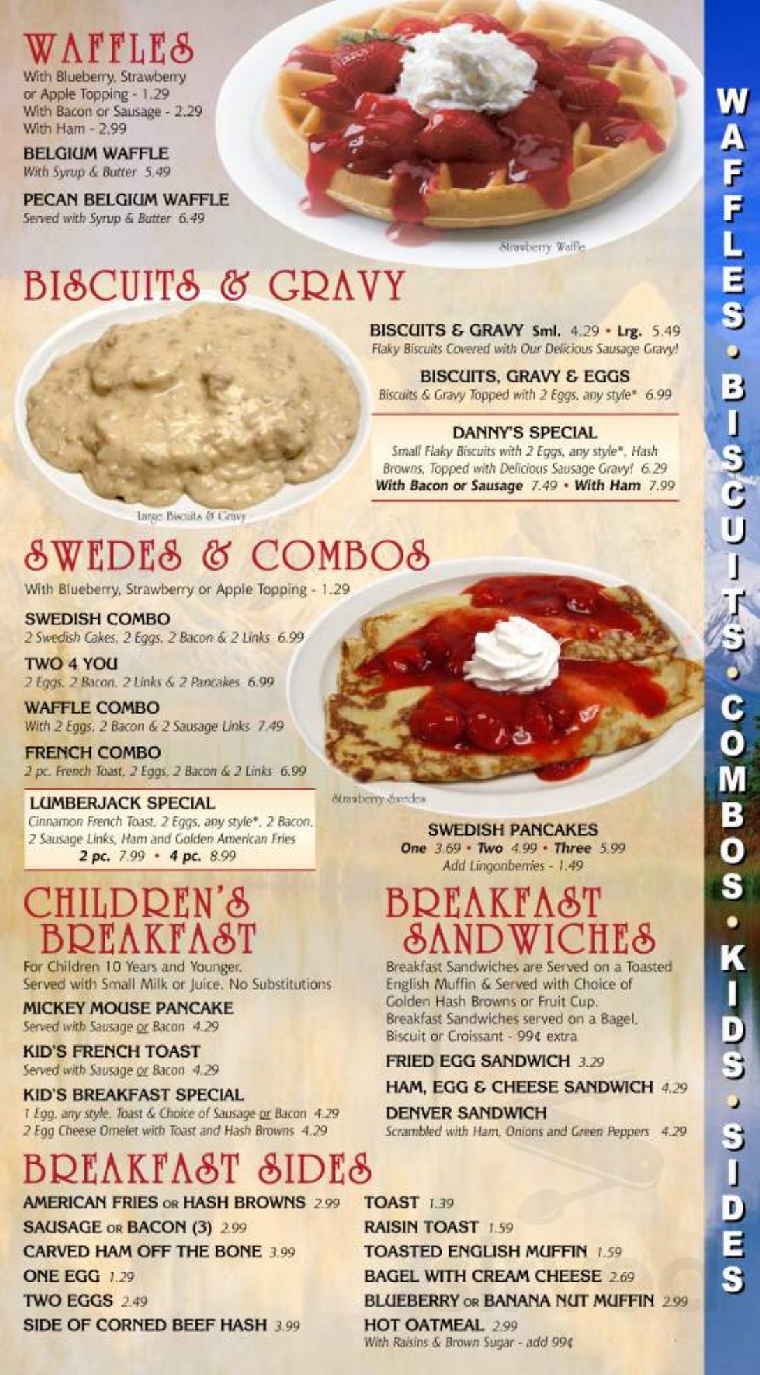 Alpine View Restaurant menu in Rockford, Illinois, USA
