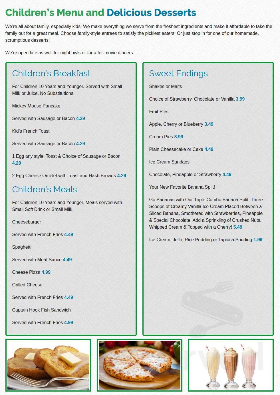 Alpine View Restaurant menu in Rockford, Illinois, USA