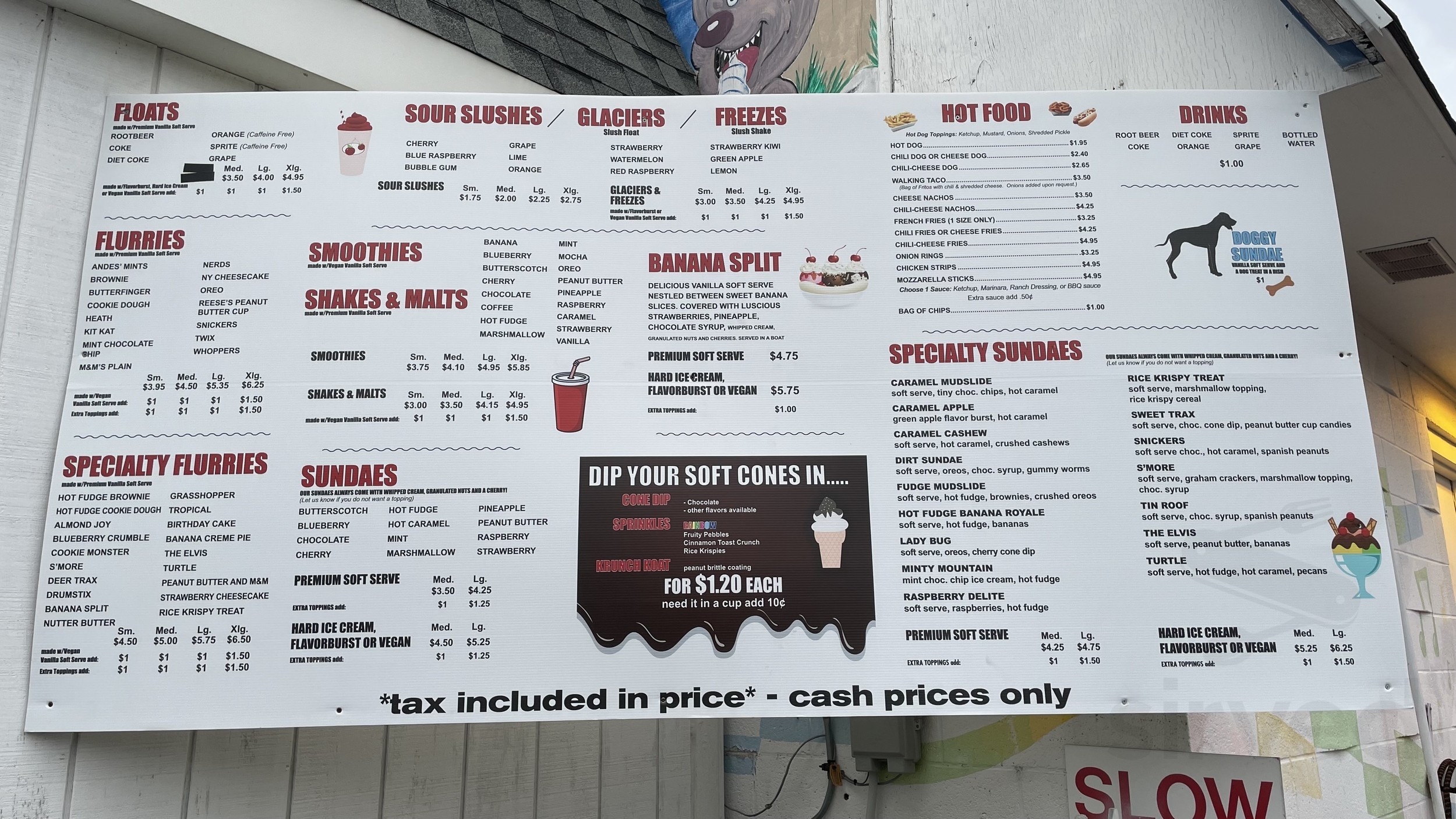 Menu for Sweet Rewards Ice Cream Shop in Grand Rapids, MI | Sirved