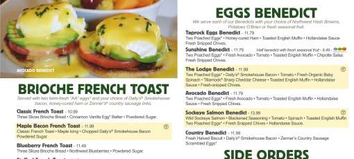 Menu for Taprock Northwest Grill in Grants Pass, OR | Sirved