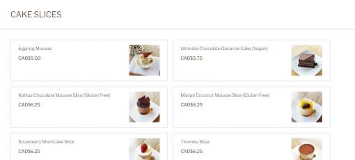 Menu for Breka Bakery & Café (Main st) in Vancouver, BC | Sirved