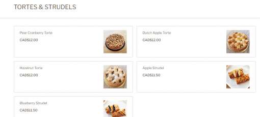 Menu for Breka Bakery & Café (Main st) in Vancouver, BC | Sirved