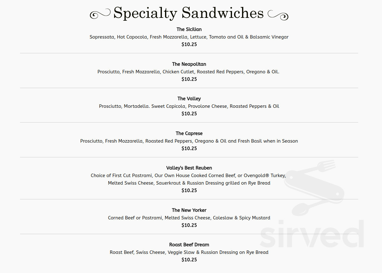 Borrelli's Italian Deli menus in Methuen, Massachusetts, United States