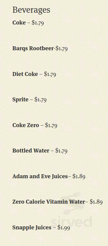 Pickerman's Soup & Sandwich Shop menu in La Crosse, Wisconsin, USA