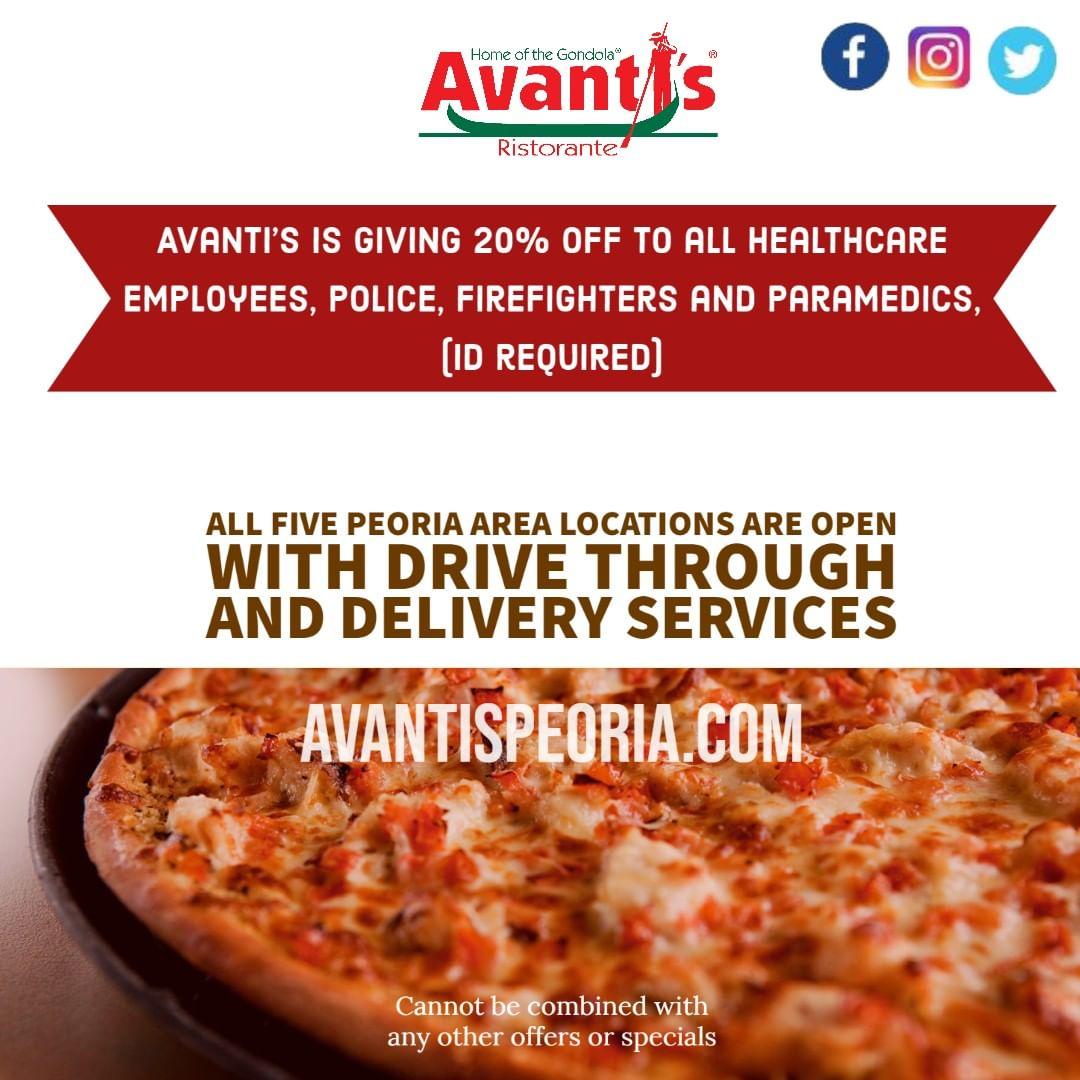 Avanti Ristorante - Rockwood menus in Peoria, Illinois, United States