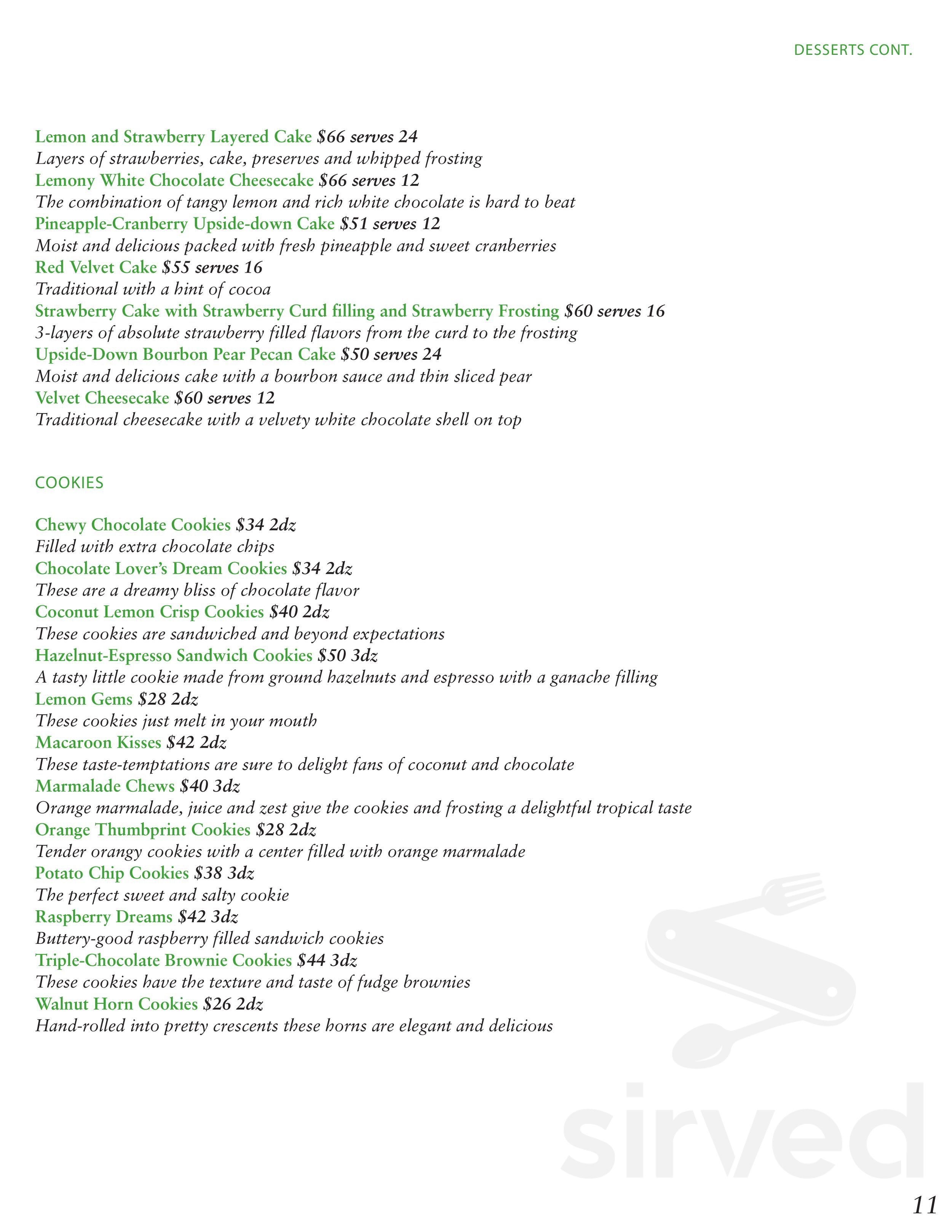 Staci's Catering menu in Yakima, Washington, USA