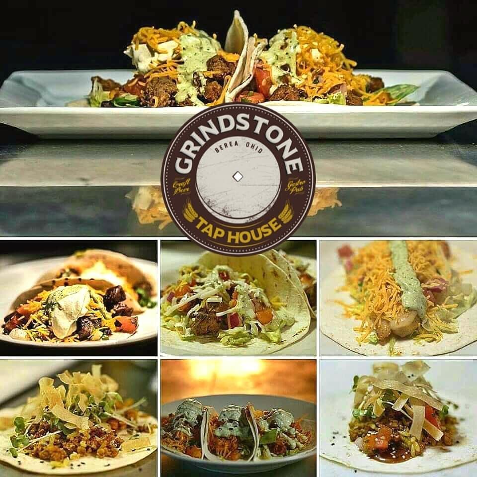 Grindstone Tap House menu in Berea, Ohio, USA
