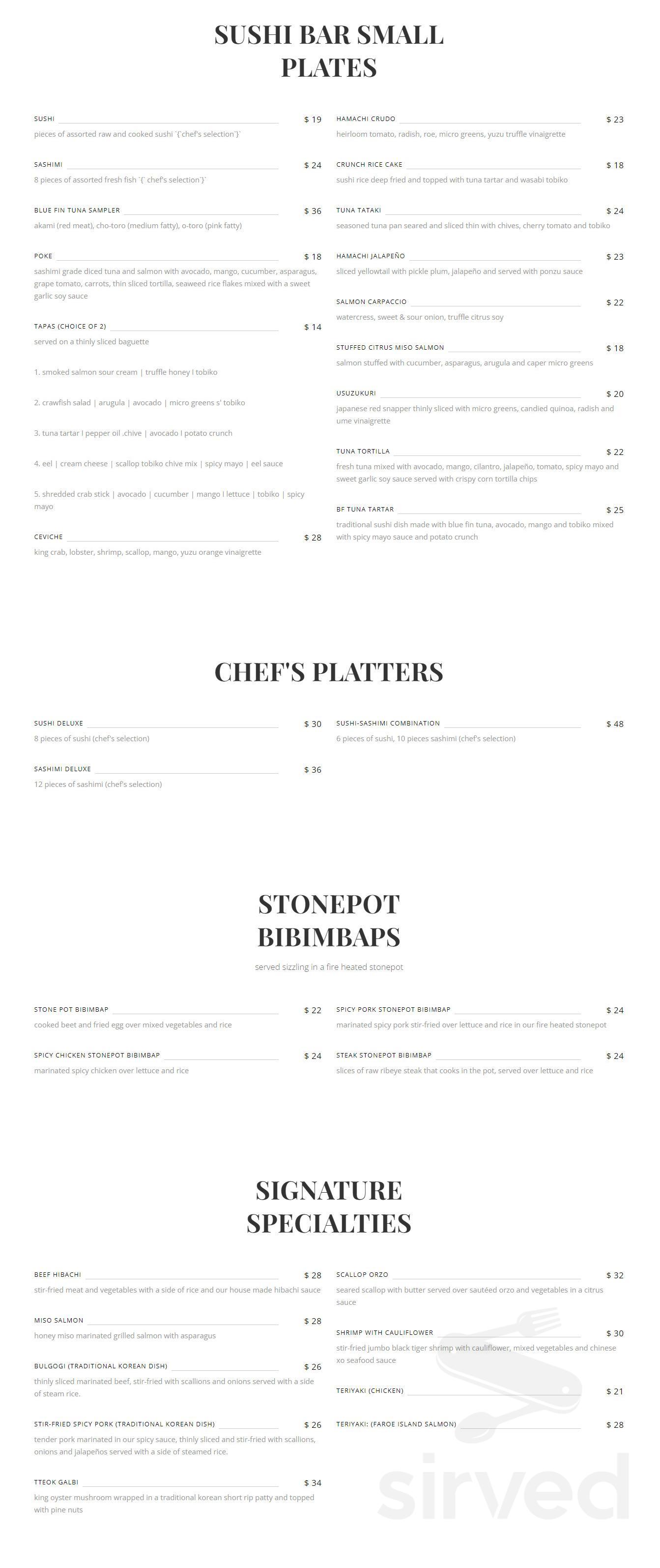 Kooma - King of Prussia menu in King of Prussia, Pennsylvania, USA