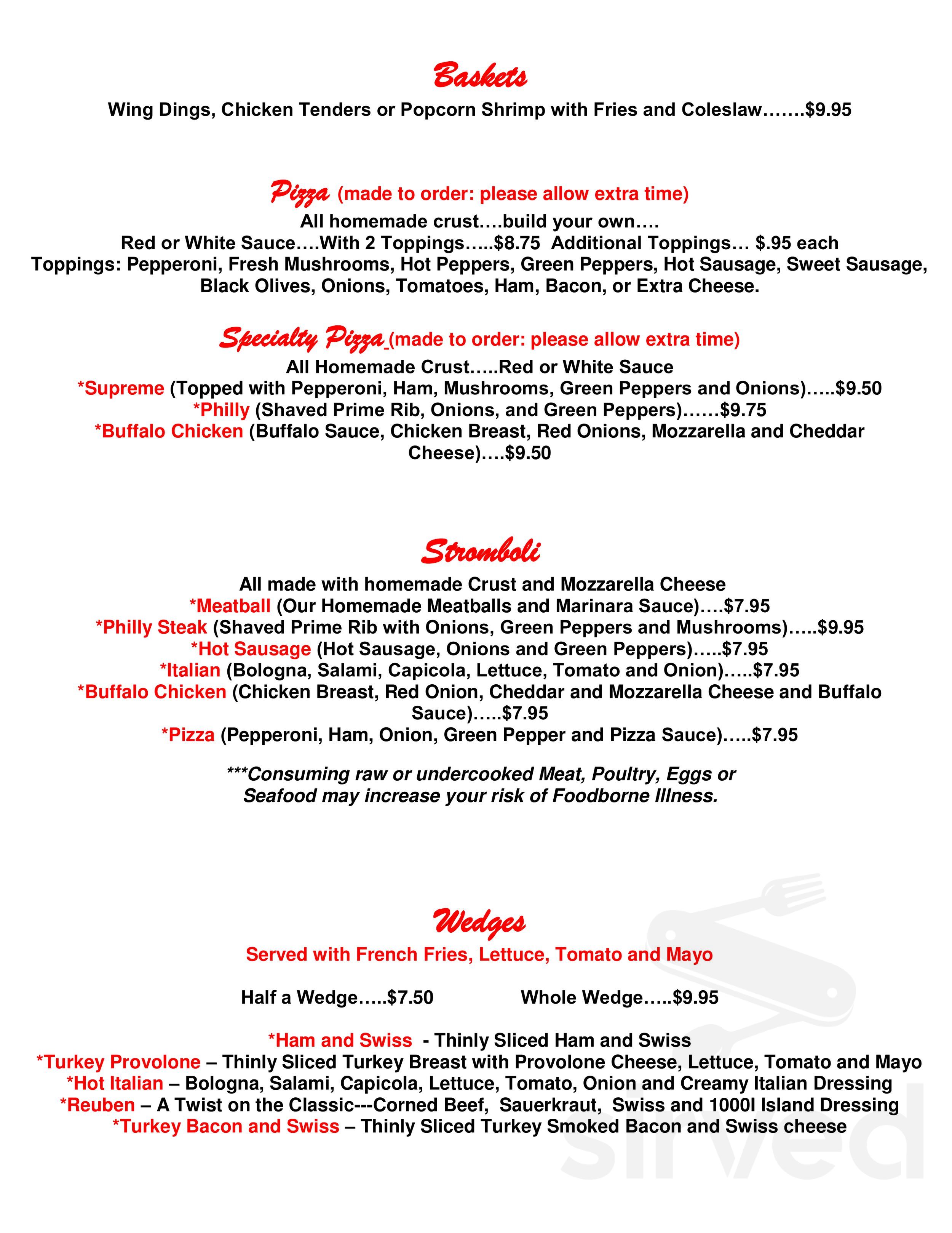 Michael's Restaurant menus in Butler, Pennsylvania, United States